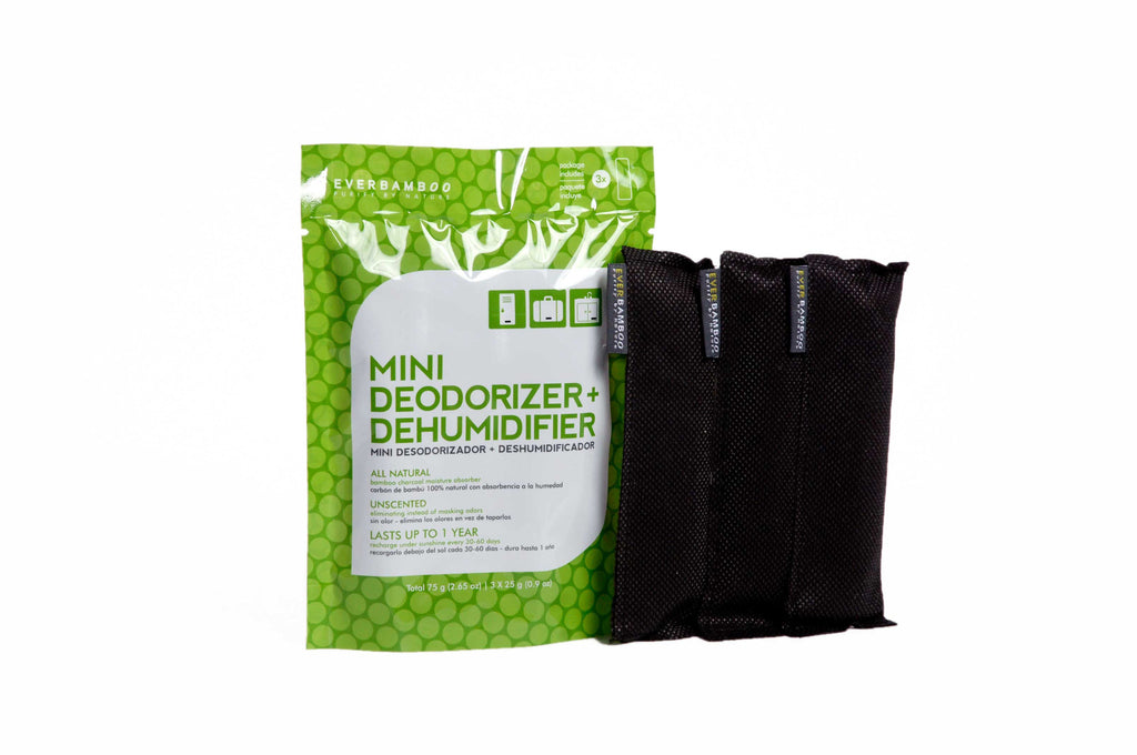Bamboo Charcoal Mini Deodorizer (3 x 25 g) | Ever Bamboo